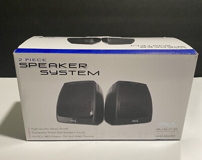 Micro Innovations 2 Piece Speaker System | eBay