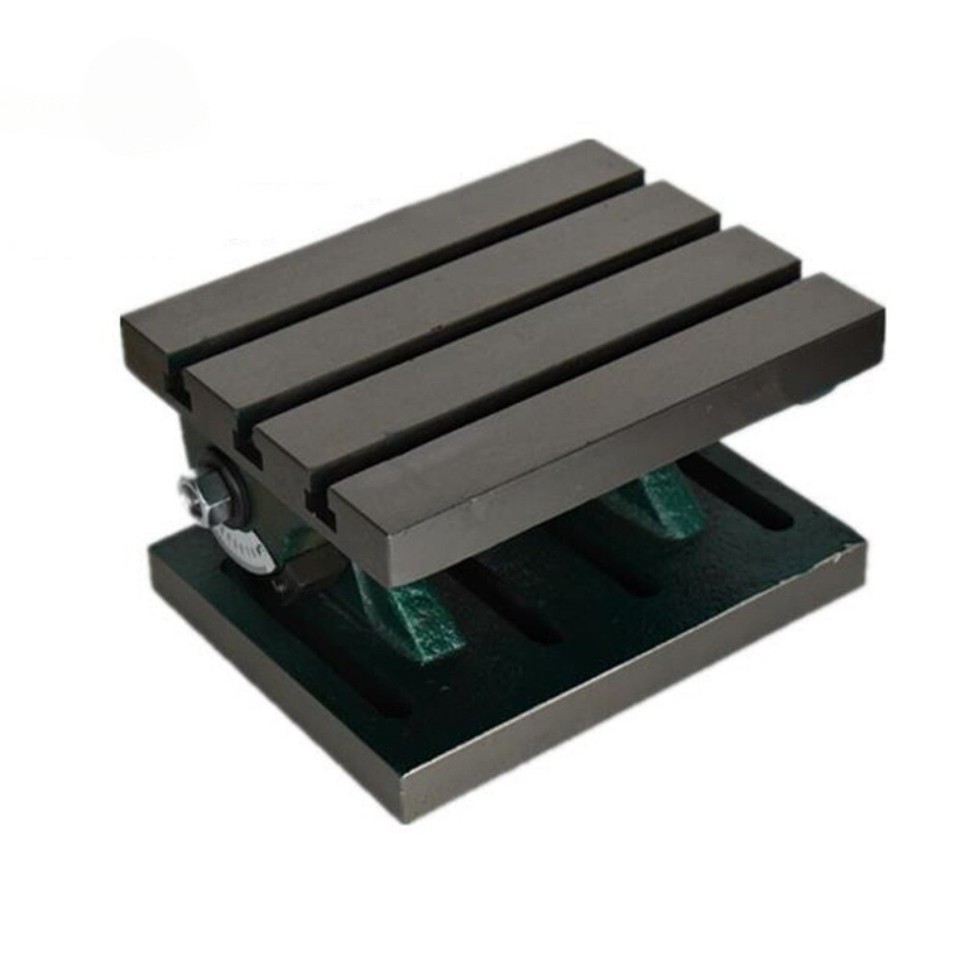 Vertical Adjustable Angle Tilt Rotation 90 Degree Table Milling Machine ...