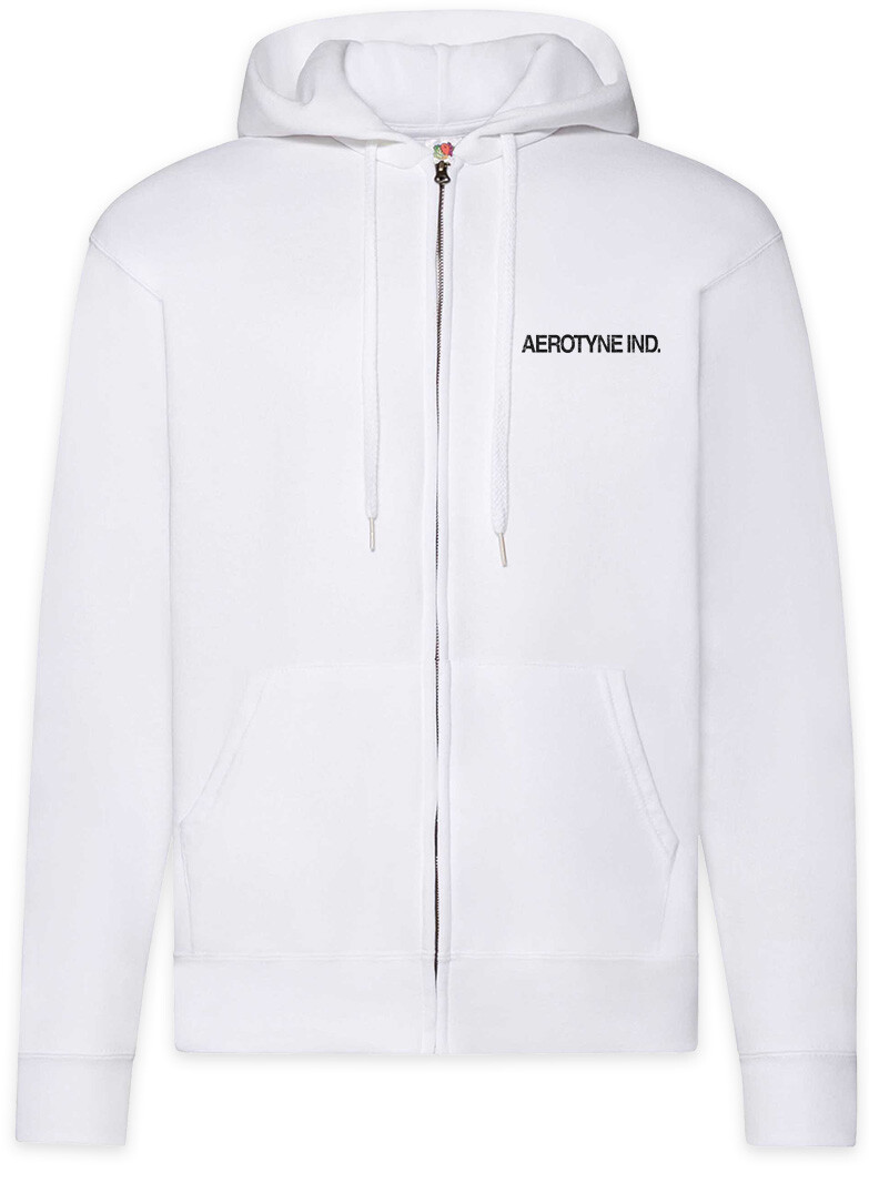 Aerotyne Ind. Zipper Hoodie Wolf of Symbol Sign Logo Wall Street Banker ...