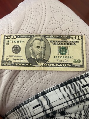misprinted 1996 50 dollar bill | eBay