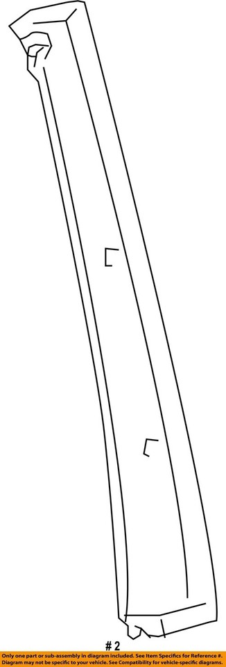 GM OEM 08-15 Captiva Sport,Vue Front Door Exterior Trim-Applique Panel ...