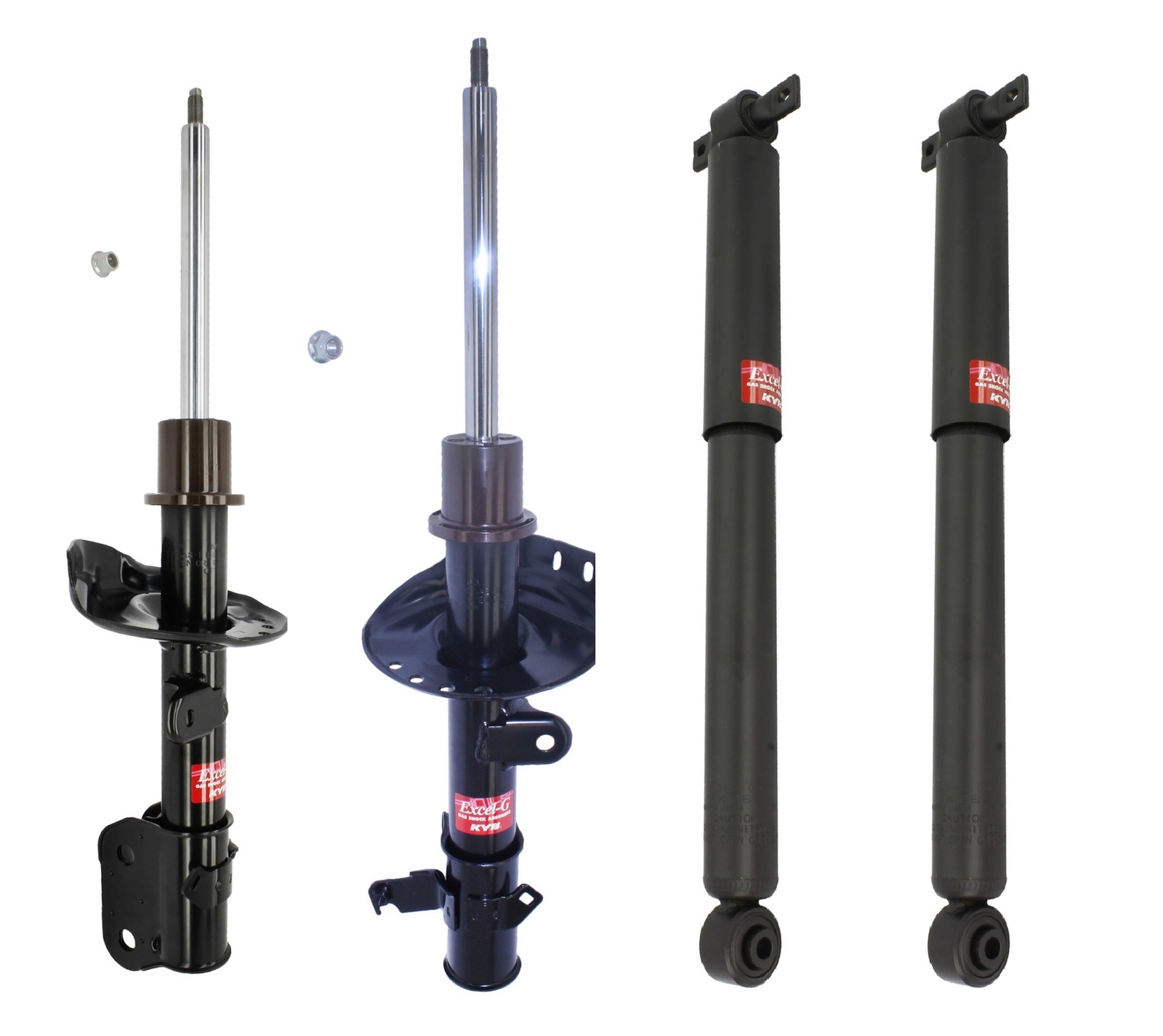 For Honda Odyssey Front & Rear Shocks & Struts Assemblies KYB Excel-G ...