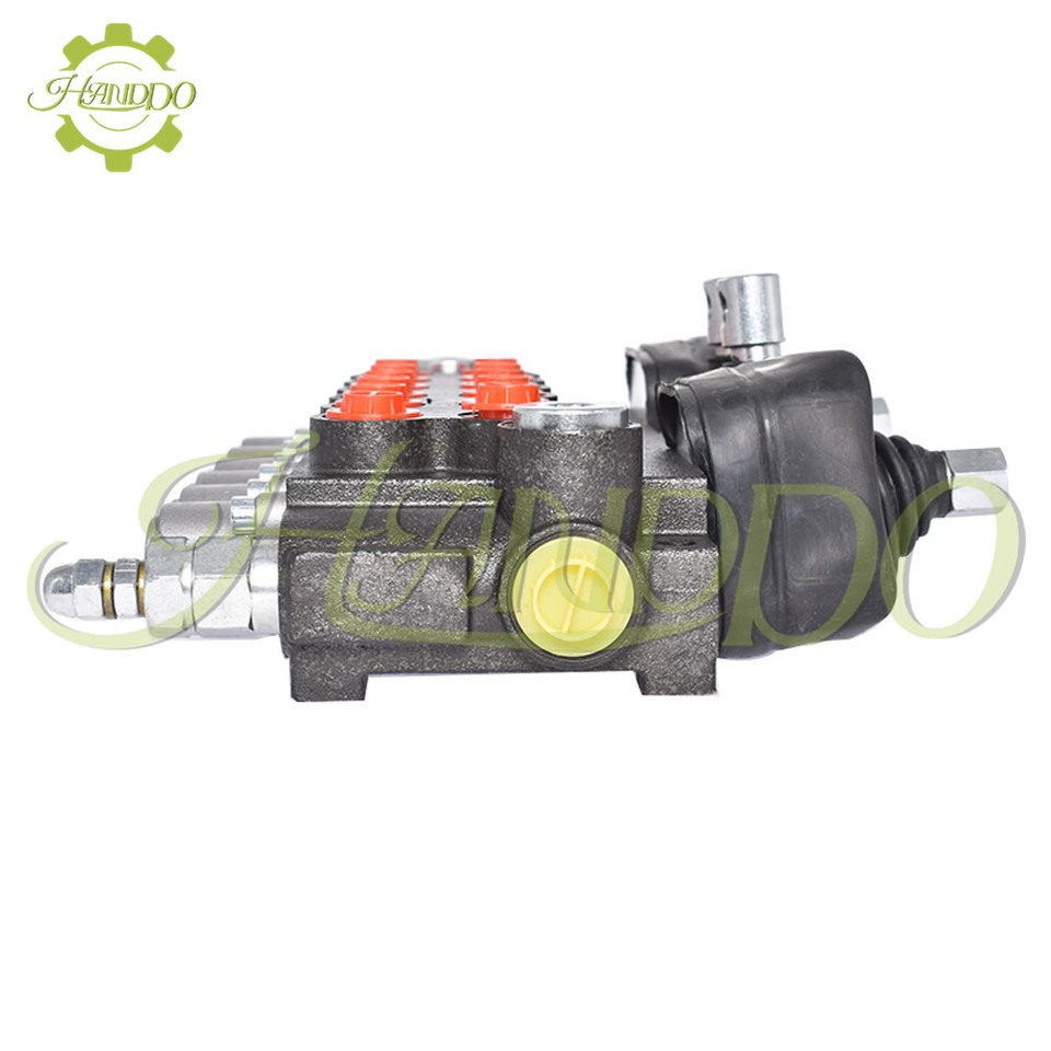 6 Spool Hydraulic Backhoe Directional Control Valve 11 GPM With 2 ...