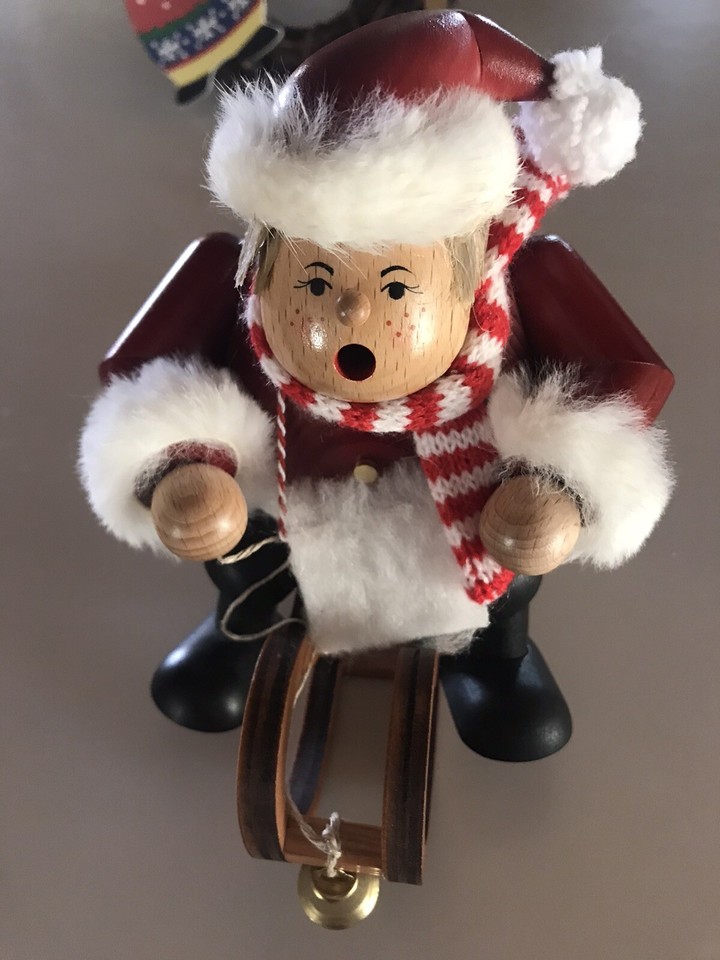 German Incense Smoker (Rauchermann) Santa on Sleigh - KWO | eBay