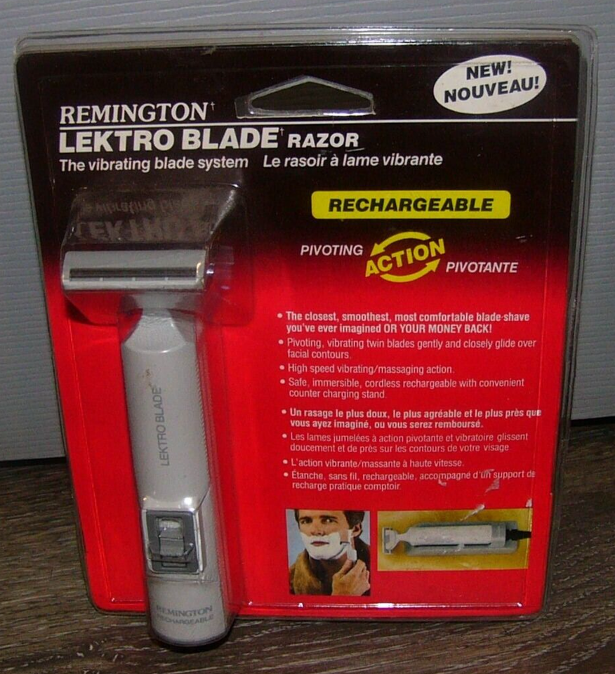 Remington Lektro Blade Razor, Vibrating Blade System, Rechargeable ...