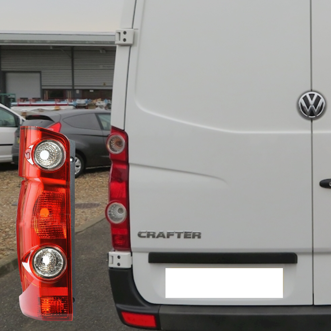 Vw Crafter Rear Tail Light Lamp Lens Left N/S Passenger Side 2006>2017 ...