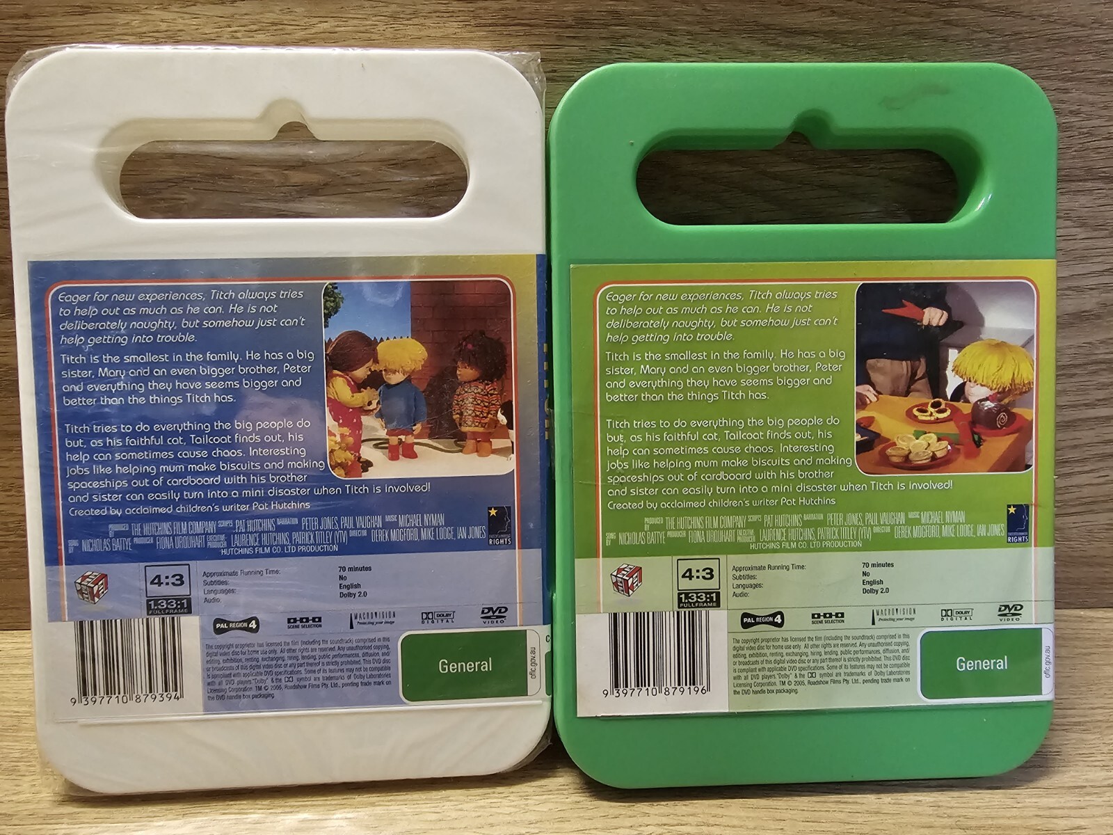 2 x Titch DVD Set Vol 2 and Vol 4 Exc Cond Pat Hutchins ABC Kids - FREE ...