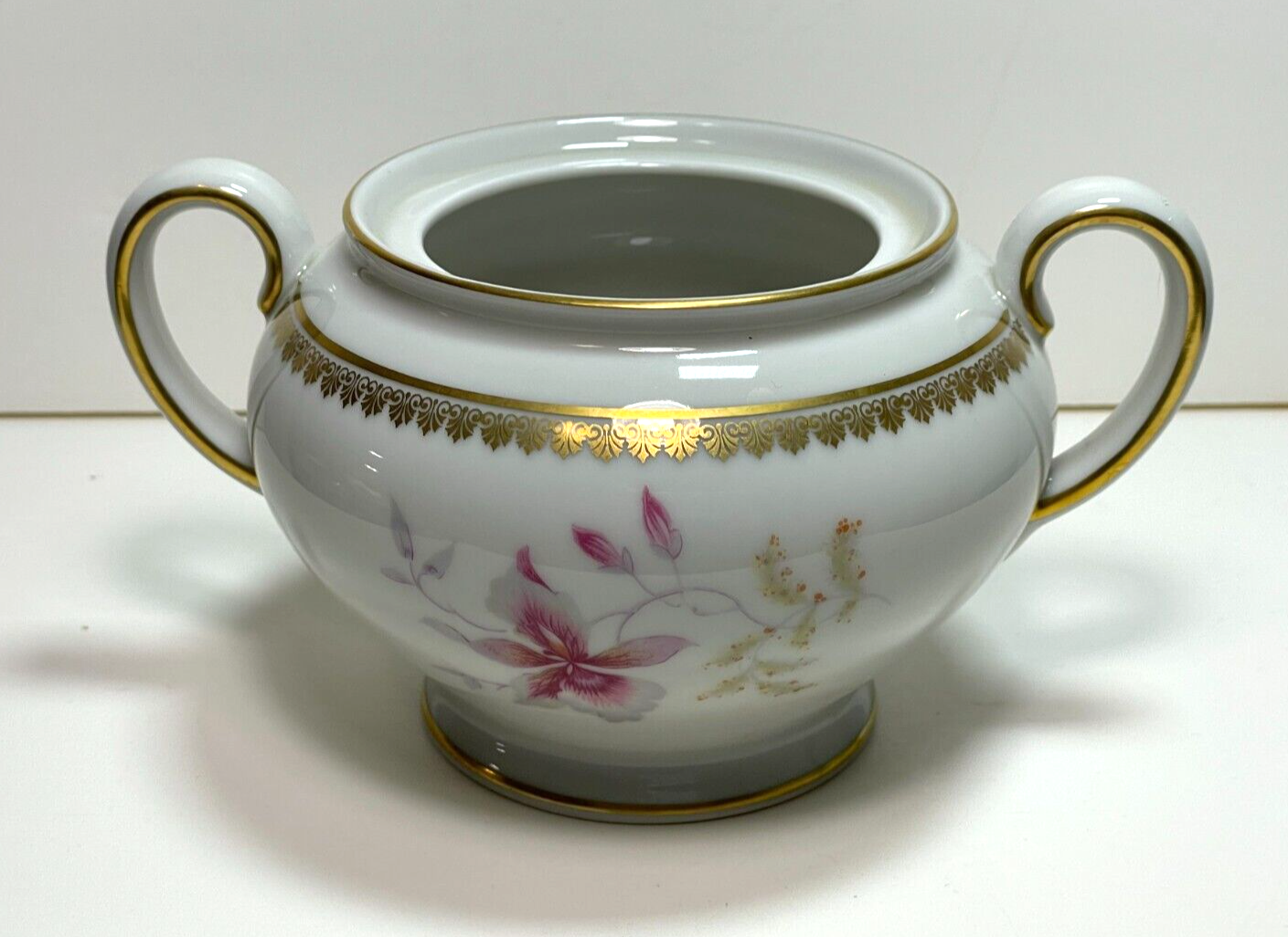 Vtg Rosenthal Bahnhof Selb Germany US Zone Sugar Bowl Floral Pattern ...