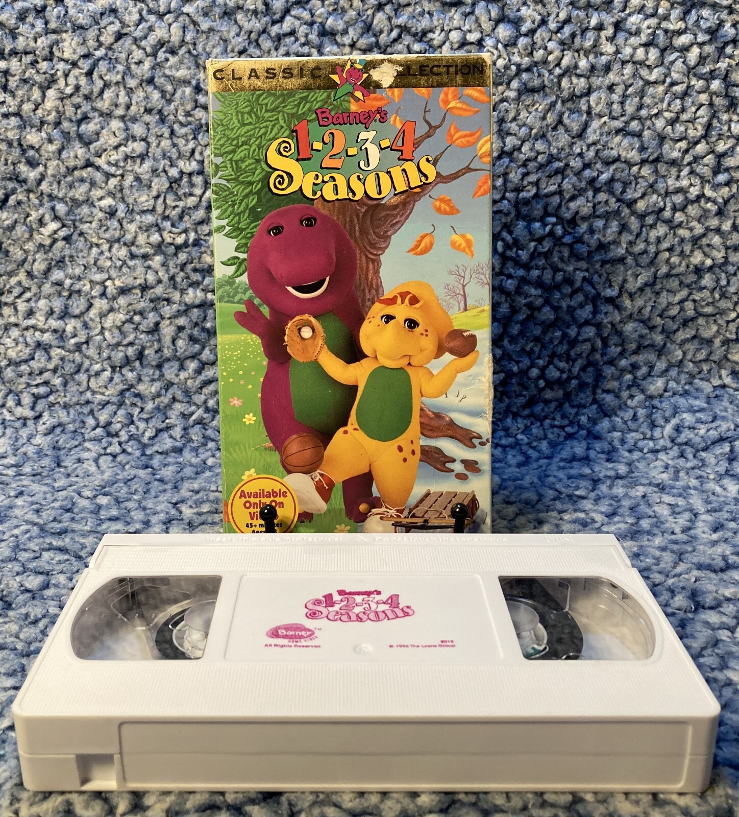 Barney's 1-2-3-4 Seasons VHS 1996 Only on Video Kids 45986020123 | eBay