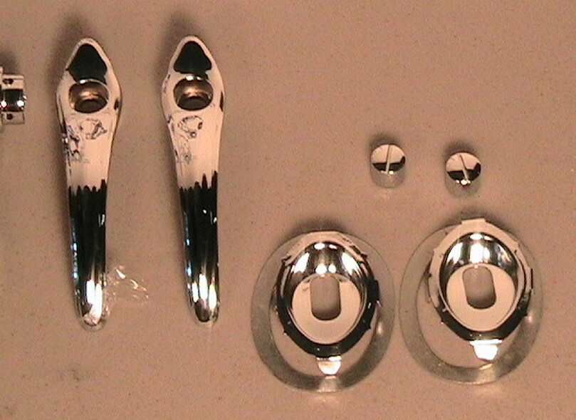 1928-1931 Model A Ford Inside Door Handle and Window Riser Handle Set ...