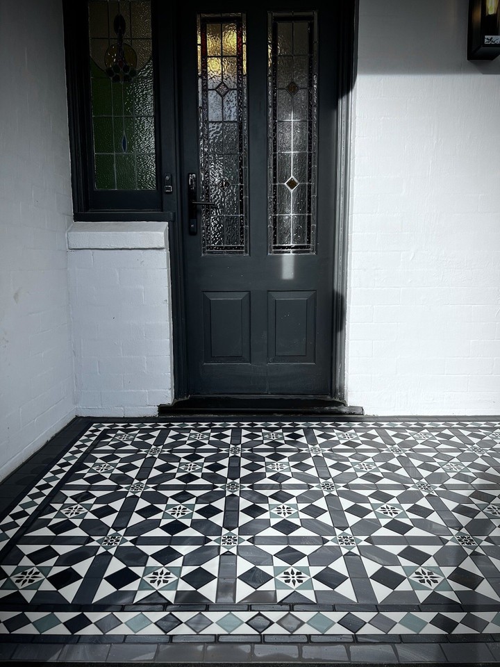 Traditional federation floor tiles / Victorian & Federation tiles ...