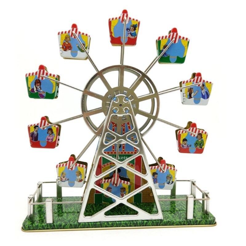 Creative Ferris Wheel Wind up Toy Music Box for Coffee Shop Display ...