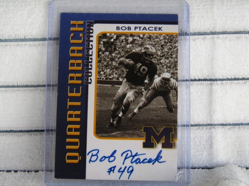 TK Legacy Michigan Bob Ptacek Quarterback - 75/100. #QB28 | eBay