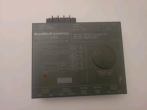 Old School Audio Control 2xS 18db Programmable Crossover Bridging ...