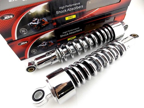 HONDA GL1100 GOLDWING 325mm JBS CHROME REAR SHOCK ABSORBERS EYE TO EYE ...