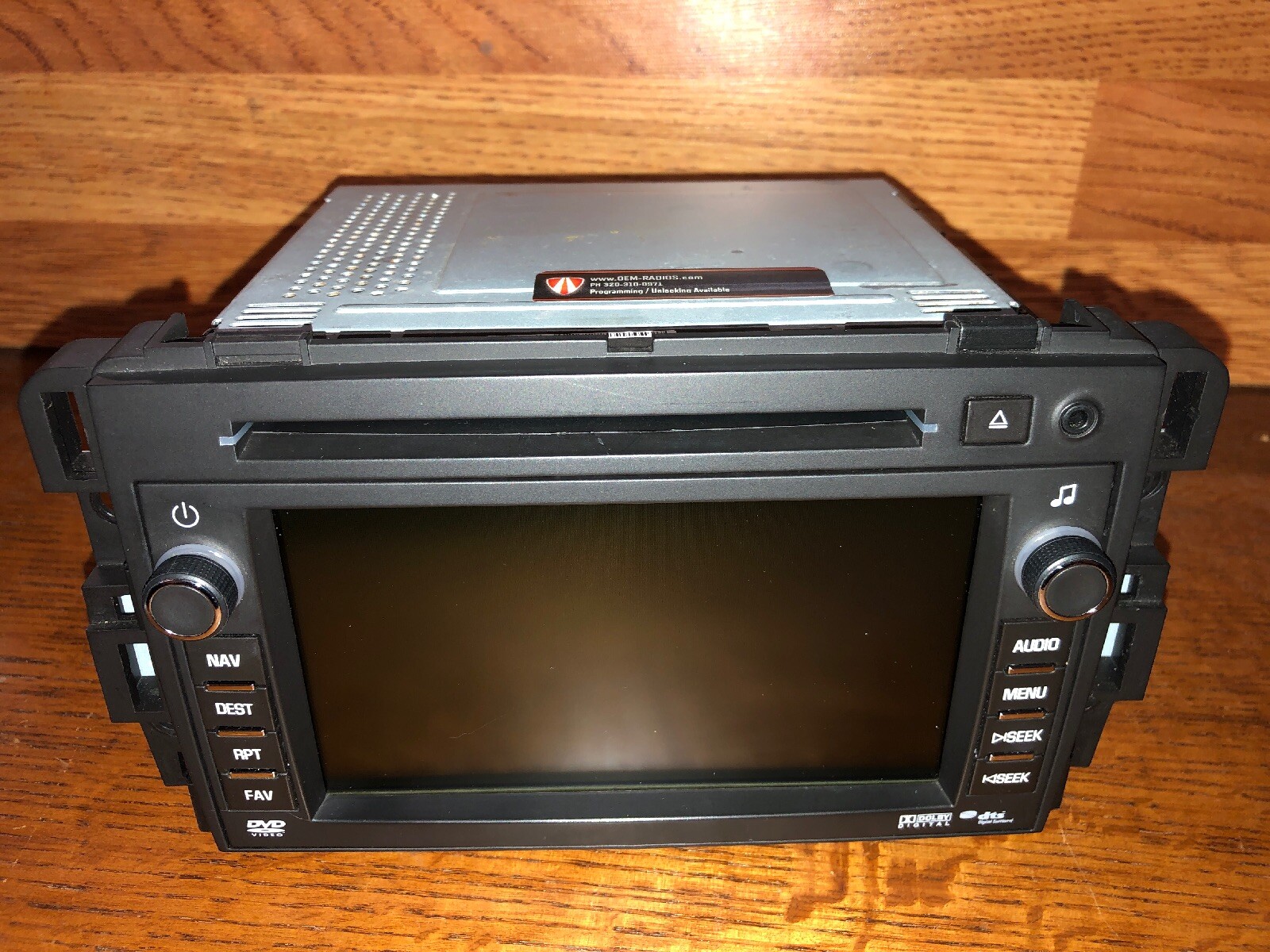 2007-2012 OEM GMC ACADIA NAVIGATION DVD RADIO BUICK ENCLAVE USB & Aux ...