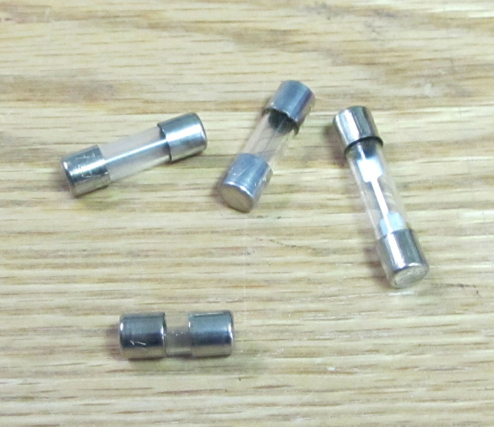 1955-1956 Chevy Fuse Panel Glass Fuse Set Correct Sizes