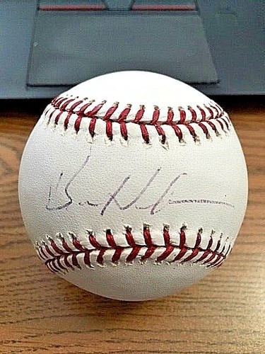 BRIAN HOLMAN SIGNED AUTOGRAPHED OML BASEBALL! Expos, Mariners! | eBay