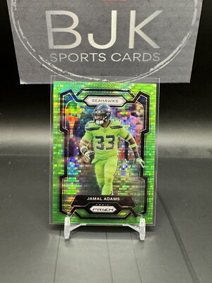 2023 Panini Prizm Green Pulsar #259 Jamal Adams Seattle Seahawks Color ...