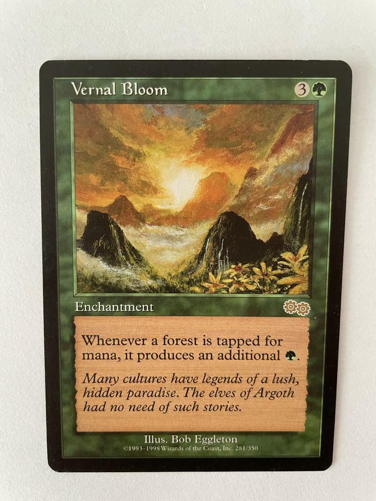 MTG URZA'S SAGA VERNAL BLOOM NM/M MAGIC THE GATHERING ENCHANTMENT RARE ...