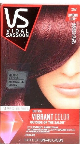1 Vidal Sassoon VS Ultra Vibrant Hair Color 3RV London Luxe Magnetic ...