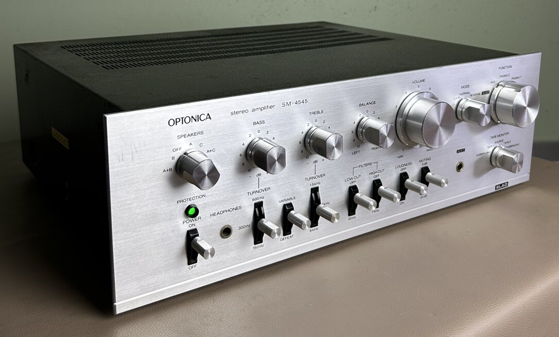 Optonica Sm4545 Repair And Restoration Integrated Amplifier 1978