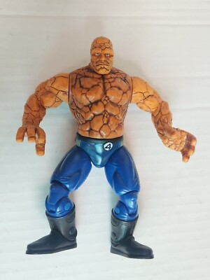 FANTASTIC 4 FOUR THE THING MARVEL HASBRO 6" FIGURE 2007 THROWING ACTION ...