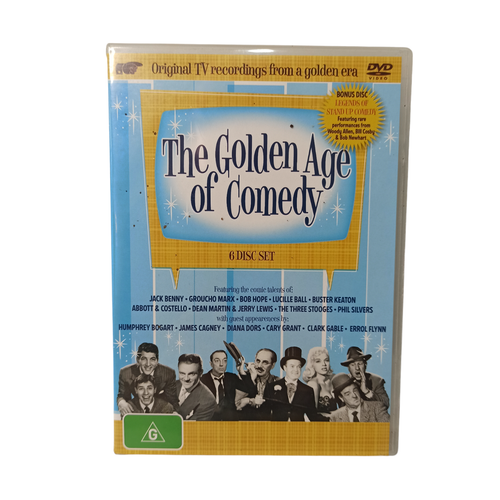 The Golden Age of Comedy DVD Rare Silent Movie Compilation Comic Laurel ...