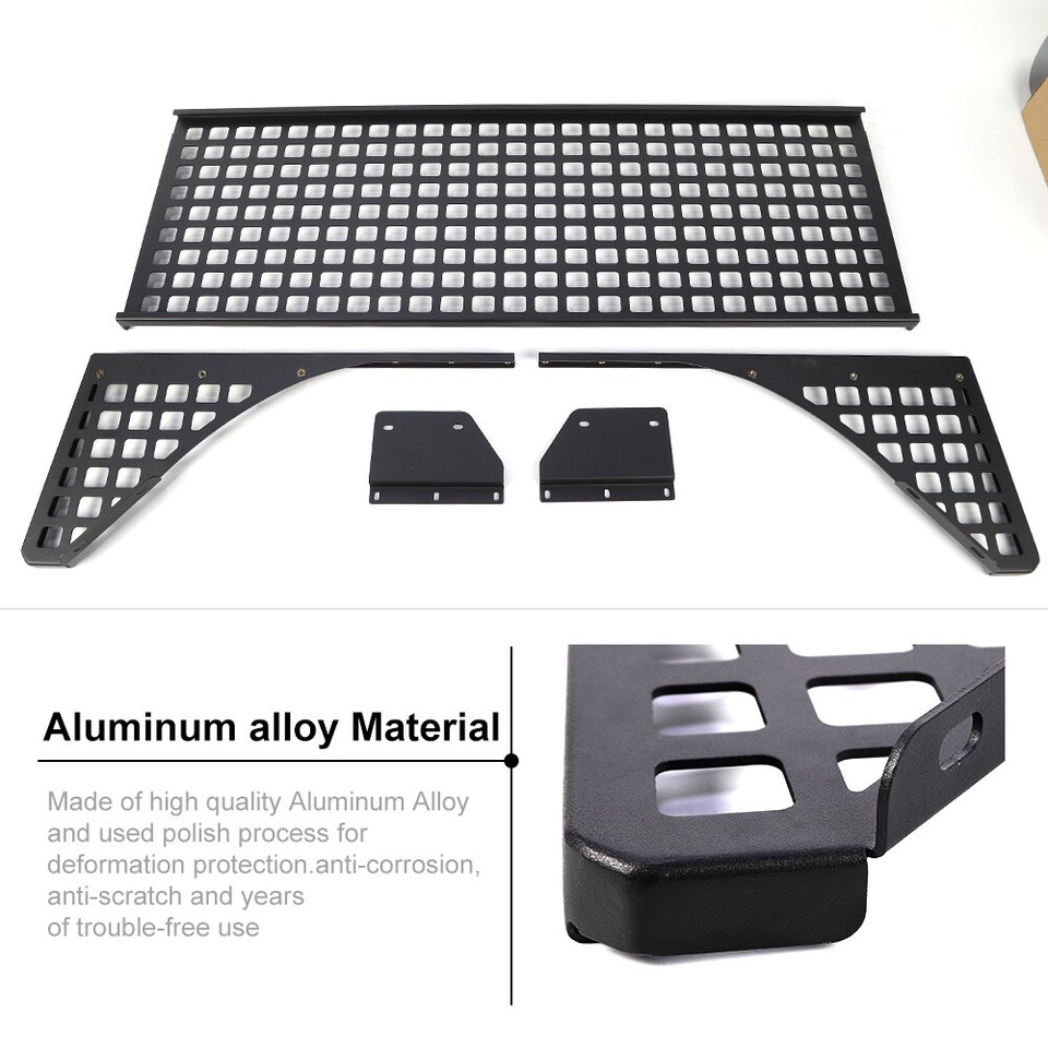 Rear Cargo Trunk Roof Top Panel Storage Rack Shelf Combined For Ford ...