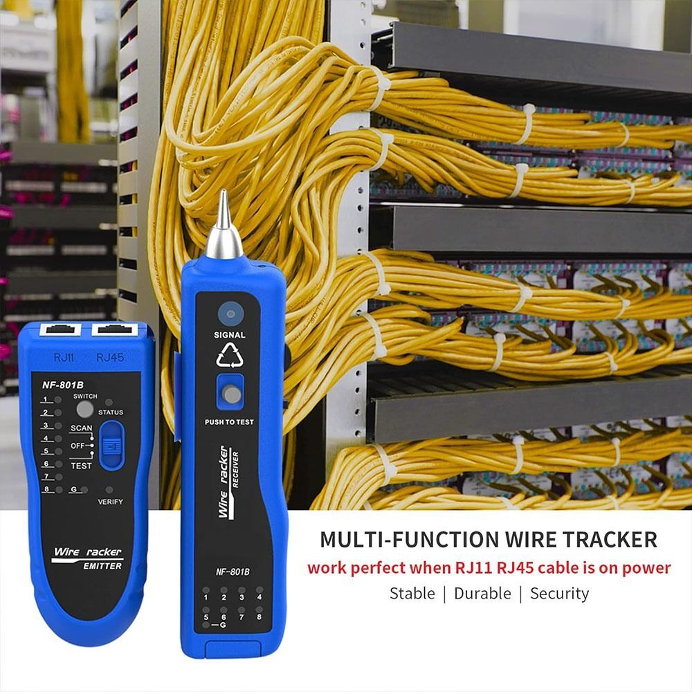 Blue Ethernet Cable Tester Telephone, Ethernet, Video, Tone Generator ...