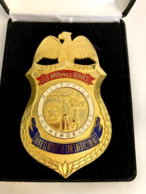 Obsolete US Marshals Service 1789-2000 Commemorative Replica Souvenir ...
