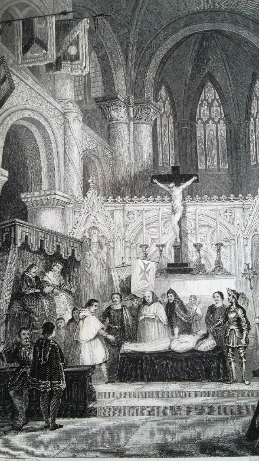 MYSTICISM Occult Ordeal of Touching Dead Body - 1844 Antique Print | eBay