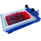 Desktop 1 Color Screen Printing Press with 180 Degree Rotary Screen ...