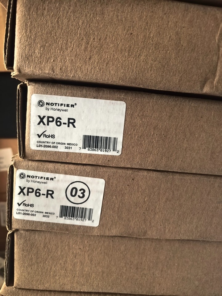 NIB! Notifier XP6-R Six Circuit Relay Module FREE FAST SHIPPING | eBay