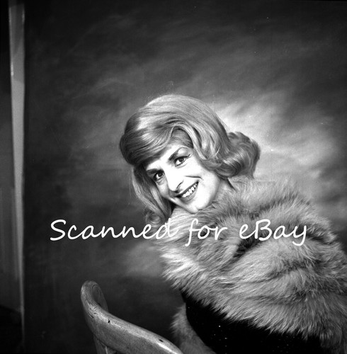 DRAG QUEEN POSS JERRY COURBRINCK LONDON 1950s/60s - 1 NEGATIVE | eBay