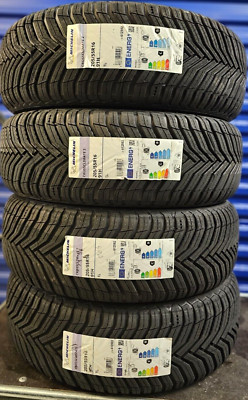 4X NEW MICHELIN CROSSCLIMATE 3 205/55 R16 91H 205 55 16 ALL SEASON ...