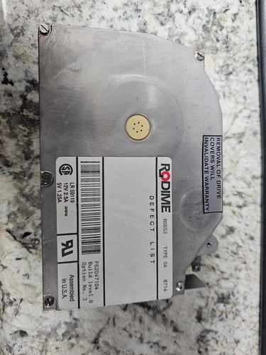Rare Vintage Retro Rodime SCSI Hard Drive Type 0A 8714 Macintosh / PC ...