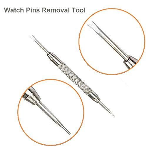Watch Band Pins Replacement Kit 22 mm Heavy Duty Stainless Steel Watch ...