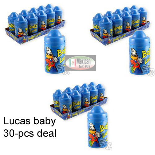 3x10 LUCAS BABY MANGO POWDER SWEET SOUR MEXICAN CANDYS 30pc | eBay