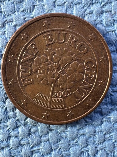 5 Euro Cent Coin 2002 Austria Rare | eBay