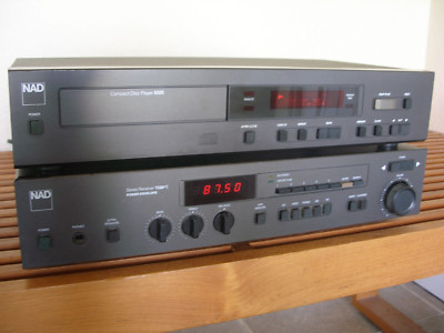 Vintage NAD 7220PE Receiver & 5325 CD player Matched Set. TESTED ...