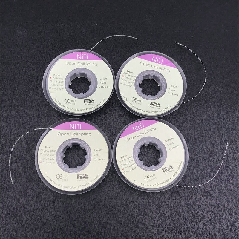 Dental Orthodontic Niti Open Coil Spring Spool .008/010/012/014 Inch ...