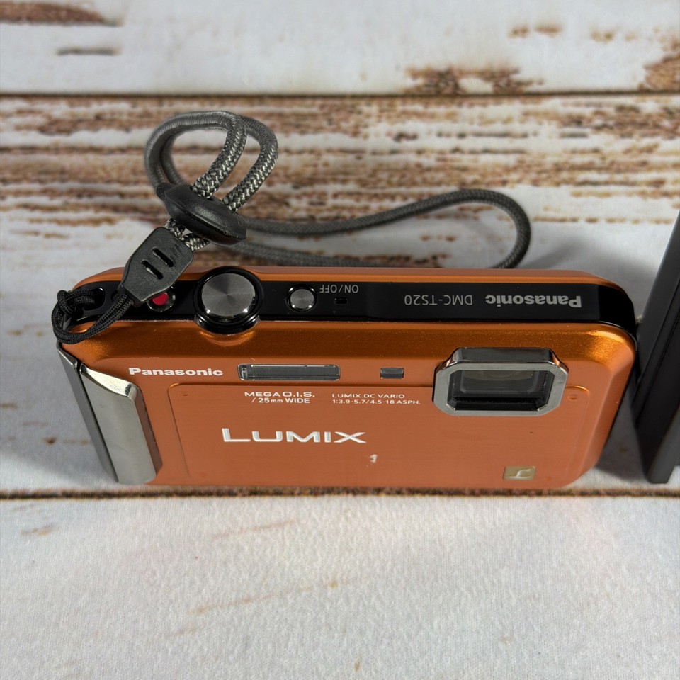 Panasonic Lumix DMC-TS20 Orange 16.1MP Camera Battery Parts | eBay