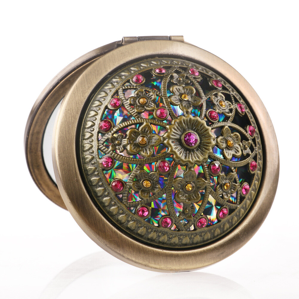 compact mirror for purses purse mirror for girls Portable Round Double ...