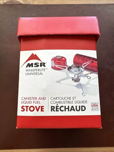 New MSR WhisperLite Universal Canister and Liquid Fuel Stove | eBay