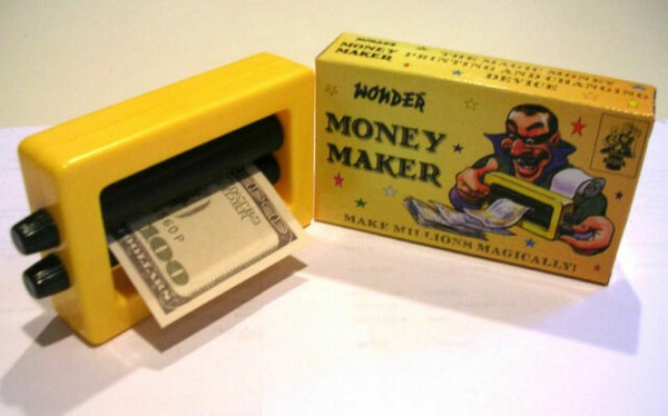 Magic Money Maker Printer Toy Trick Dollar Bill Machine Changes ...