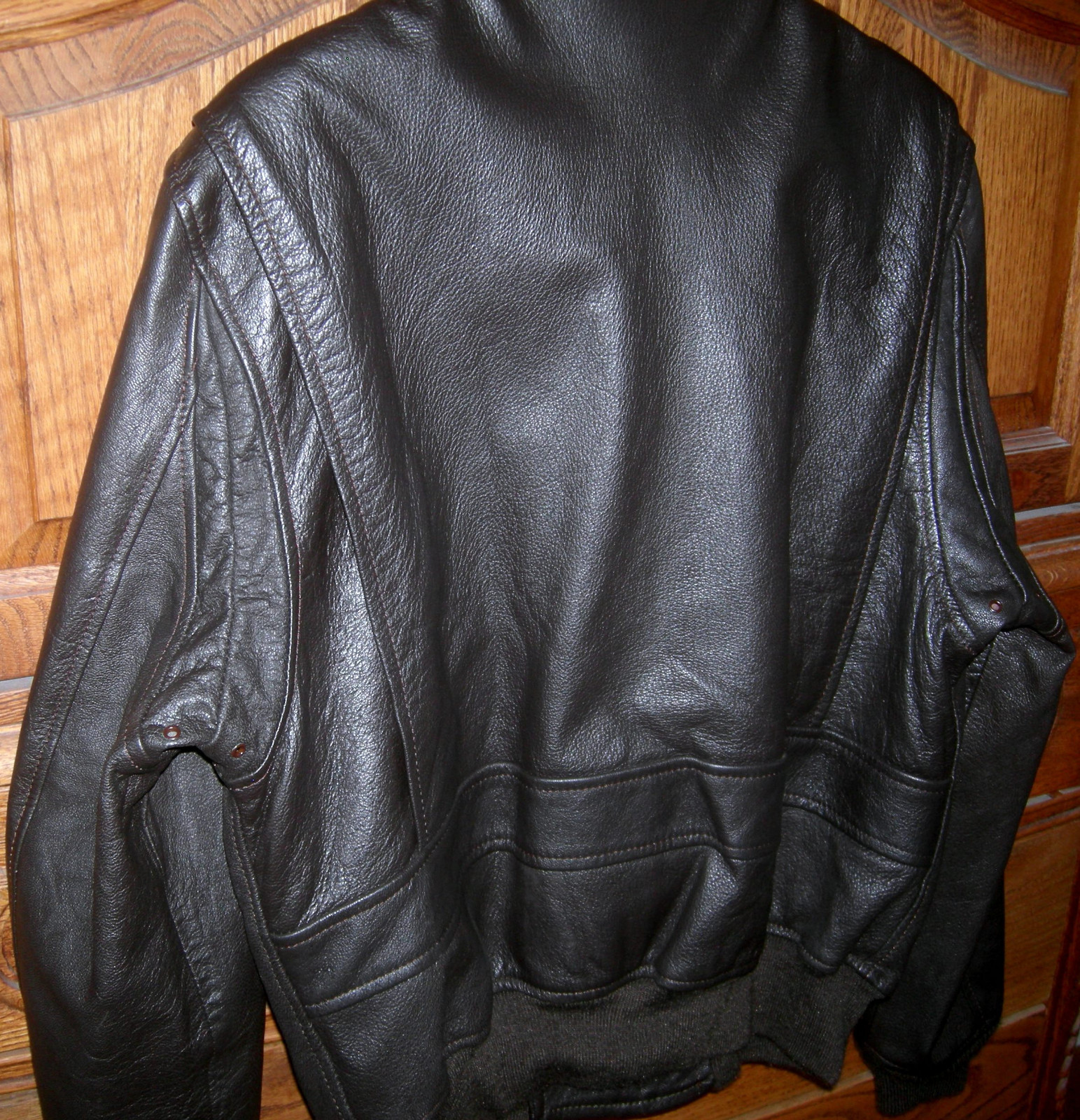 VINTAGE G1 USN US NAVY FLIGHT JACKET LEATHER GOATSKIN… - Gem