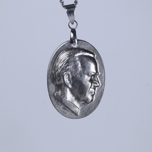 Muonionalusta meteorite Necklace pendant,hand carved Joe Biden,Portrait ...