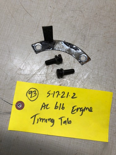 Allis Chalmers 616 Power Max Tractor Onan CCKA Engine Timing Tab | eBay