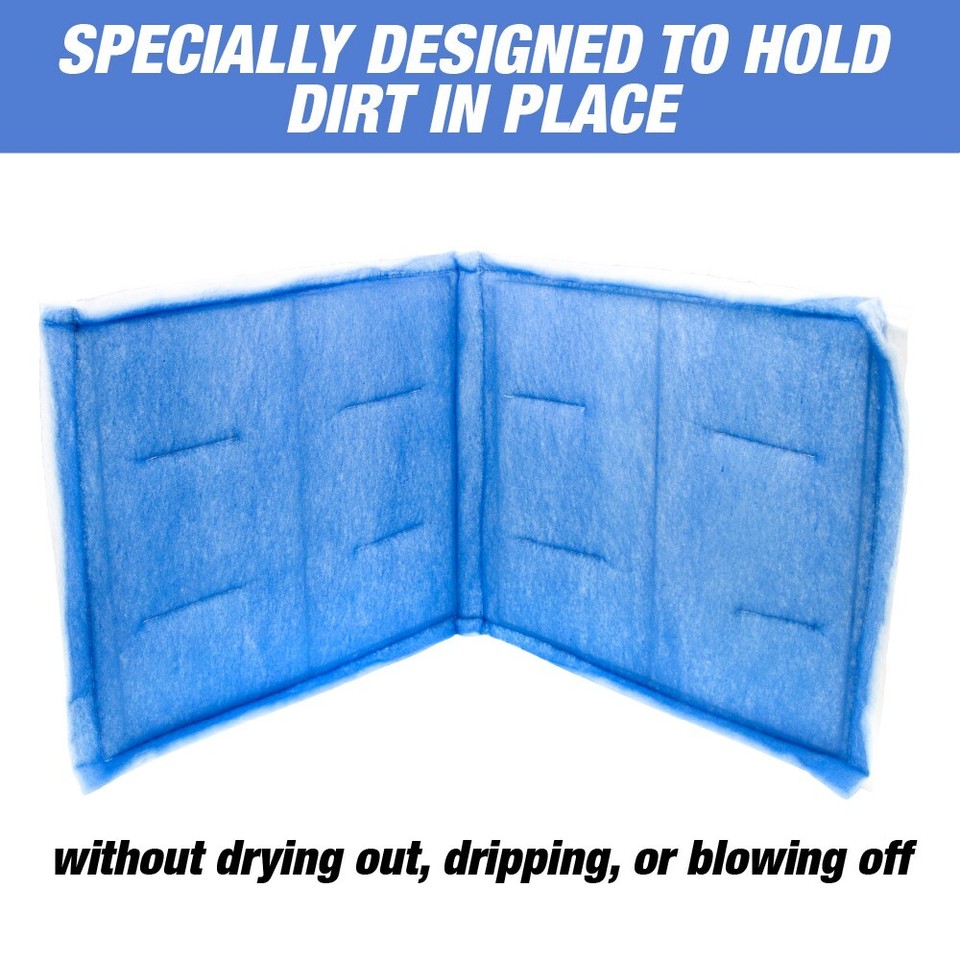 Paint Booth BI Fold 20" x 40" Tacky Intake Filter Pad (Internal Wire ...